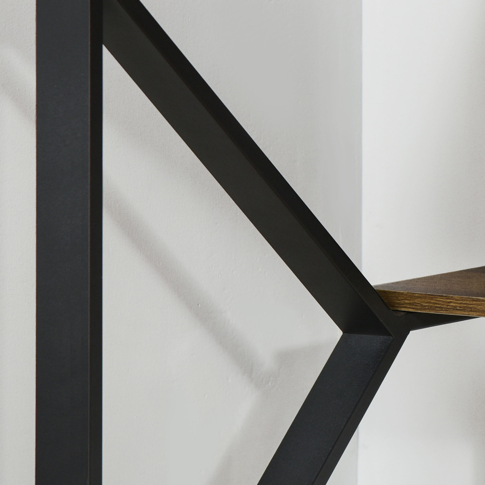 Workstation Computer Desk Table with Storage Shelf Steel Frame Black ...