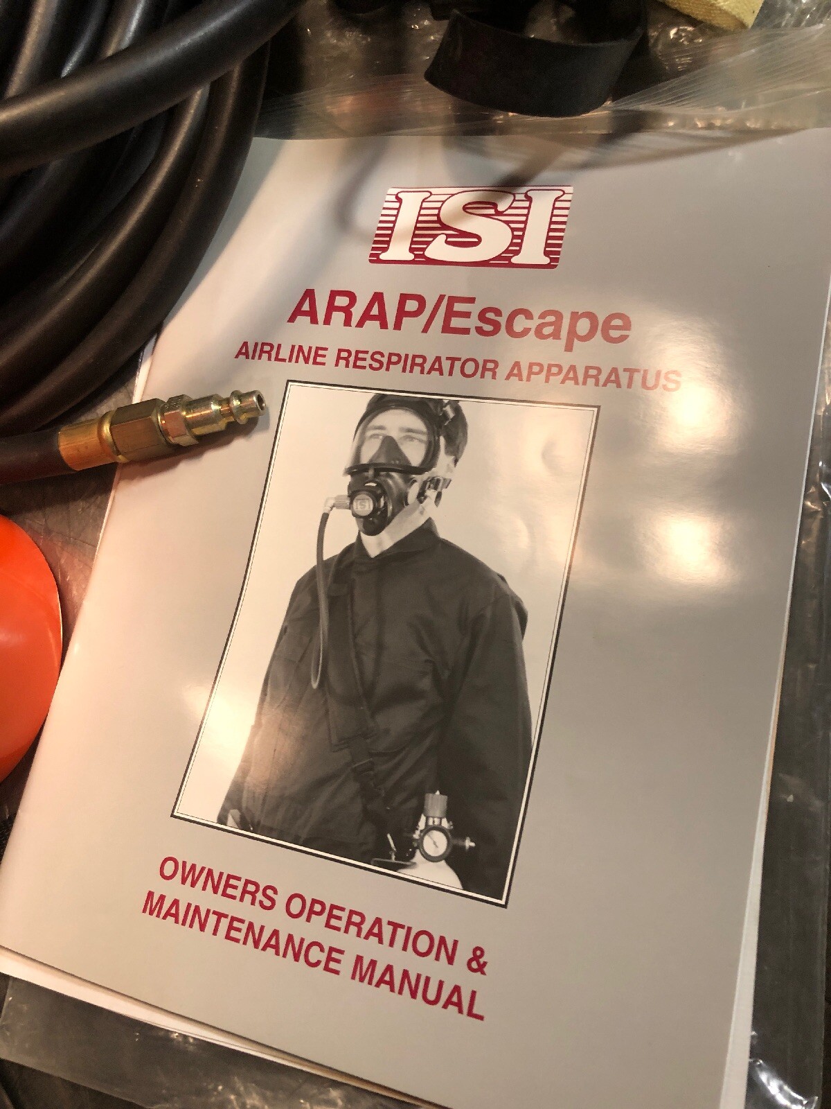 ISI Arap/Escape Airline Respirator Apparatus Full-Face Mask and Tank TC ...