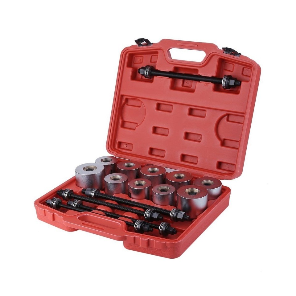 WINTOOLS 27 Pcs Universal Press & Pull Sleeve Kit Bush Bearing Removal ...