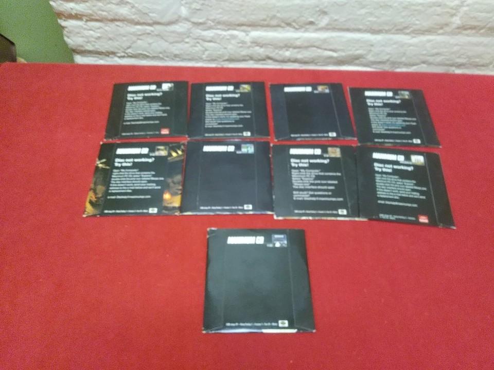Lot of 9 Maximum CD Vintage PC Demo Disc 2003-2005 Lord of the Rings ...