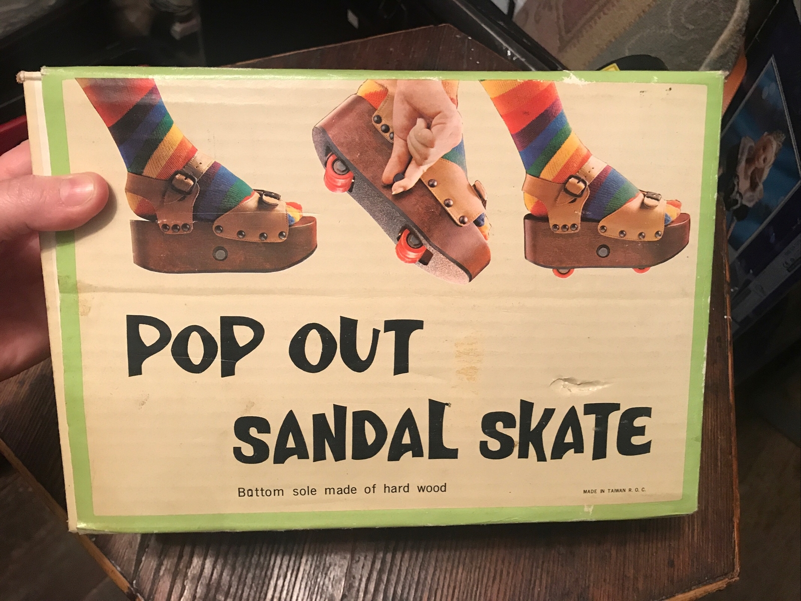 Vintage Pop Out Sandal Skate in Original Box | eBay