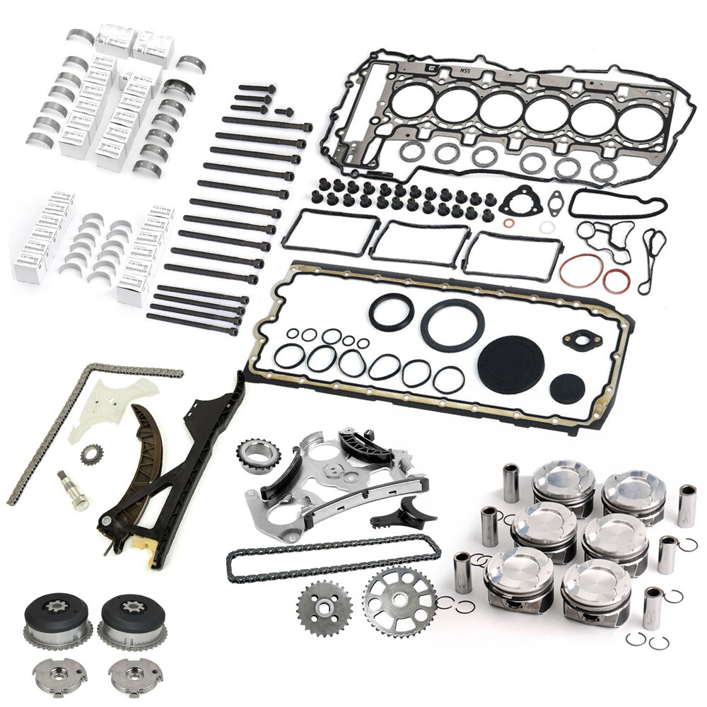 For BMW N55 3.0L Engine Overhaul Rebuild Kit & Timing Chain Oil Pump ...
