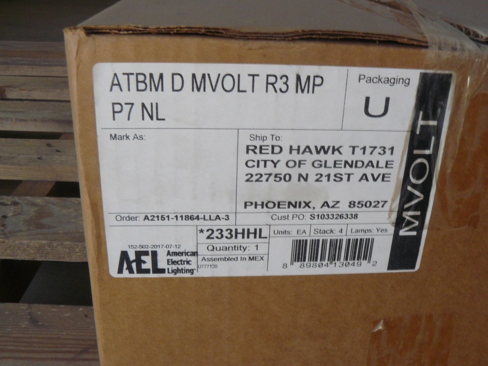 Acuity Autobahn ATBM D MVOLT R3 MP P7 NL American Electric Lighting 95 ...