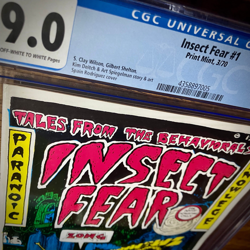Insect Fear #1 CGC 9.0 VF/NM Underground Comix 1970 The Print Mint R ...