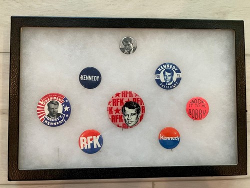 RFK 1968 Robert F. Kennedy campaign button set of 8 authentic in ...