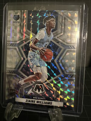 🫥 2021-22 Zaire Williams Panini Mosaic Silver NBA Debut RC #273 ...
