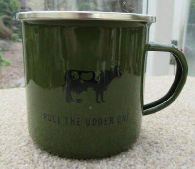 Joules "Pull The Udder One" Tin Mug New | eBay