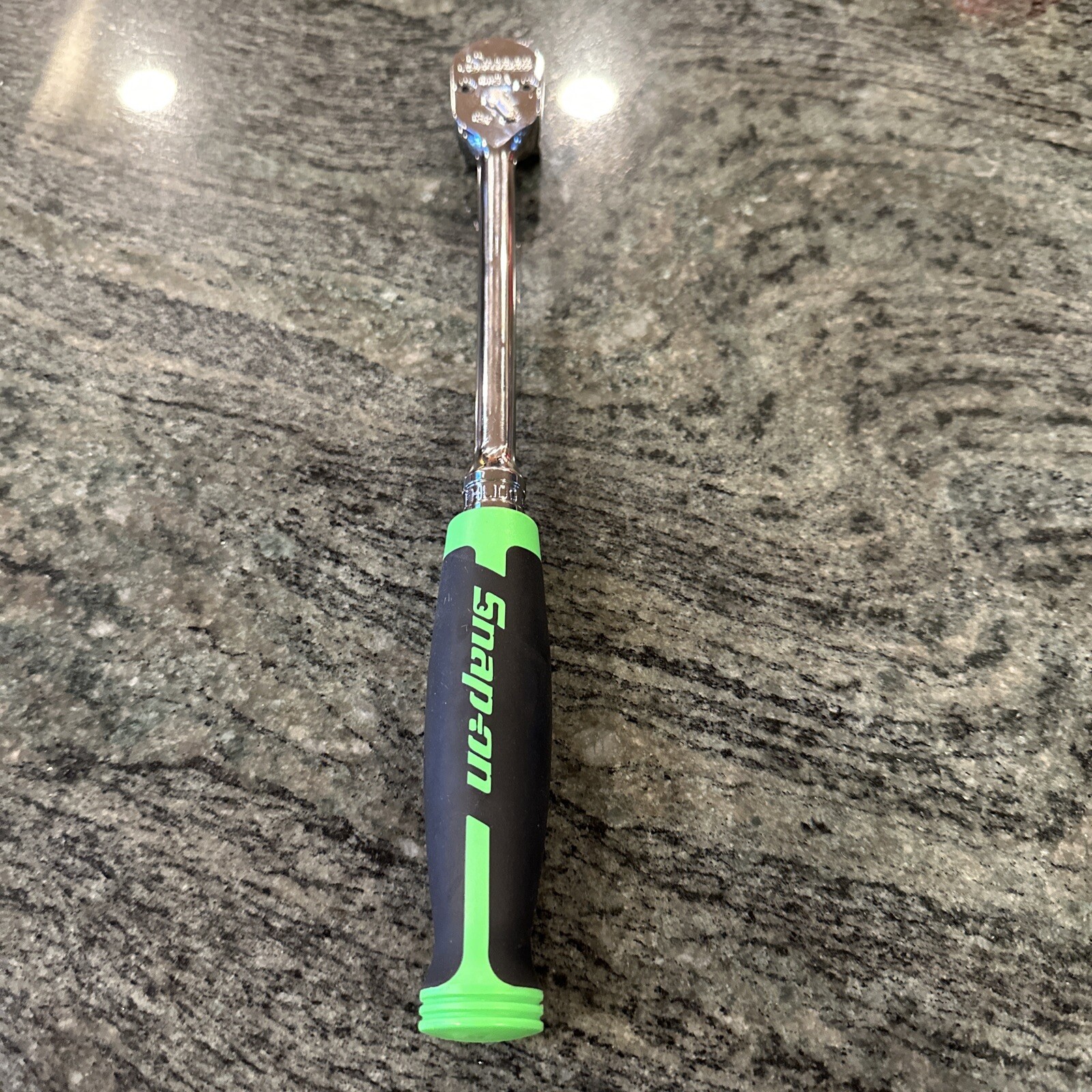 Snap-on fhl100g 3/8" drive 100 tooth long soft grip ratchet green | eBay