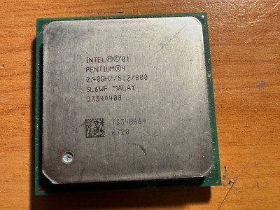 SL6WF Intel Pentium4 2.40GHz 512KB Cache 800MHz FSB 66.2W CPU Processor ...