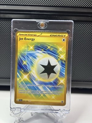 Jet Energy 252/191 Pokemon Card TCG Surging Sparks Hyper Rare Gold Card ...