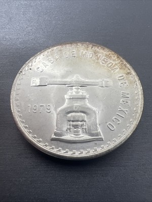 1979 Mexico .925 Silver Onza Casa De Moneda Peso #999 | eBay