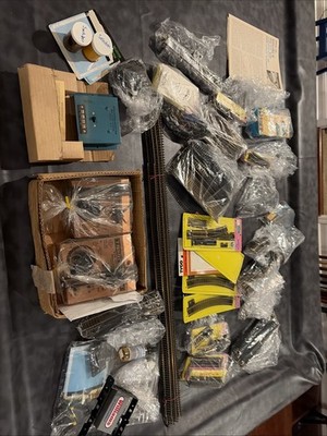 Mega Large Lot HO Vintage Model Train Scale Tracks Throttle Packs ...