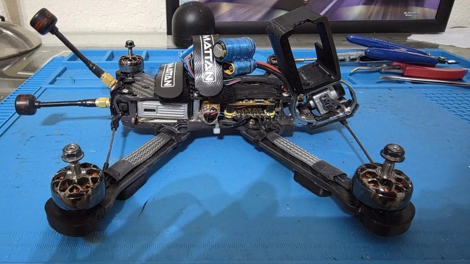 5" FPV Freestyle Drone - Armattan Badger, Pyrdrone F4, DJI Air Unit | eBay