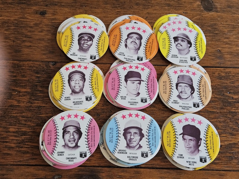 1976 Isaly’s Baseball Disc Set (70 Cards) - Aaron Rose Ryan Bench - Mt ...