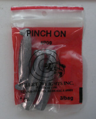 Bullet Weight POC9 1 Oz Pinch-on Lead Sinker 72Ct | eBay Australia
