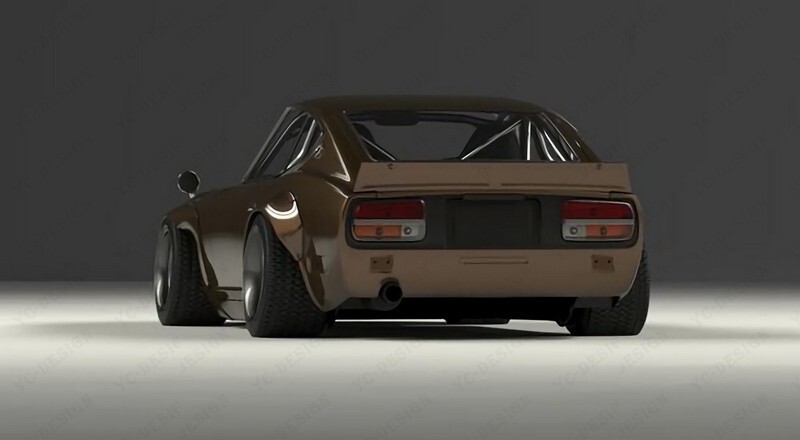 FRP Rear Ducktail Wing Spoiler For 70-78 Datsun 240Z 260Z 280Z(S30) RB ...