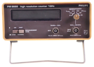 Philips PM6668 High Resolution Counter 10Hz ... 1GHz TCXO ...