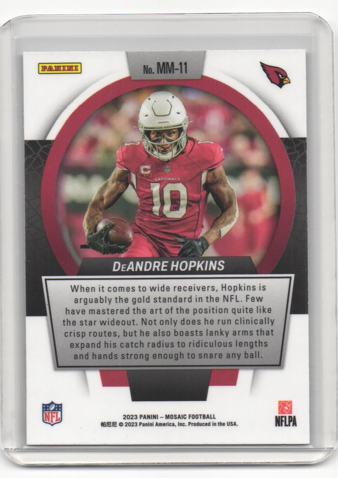 2023 Panini Mosaic MM-11 DeAndre Hopkins Arizona Cardinals Men of ...