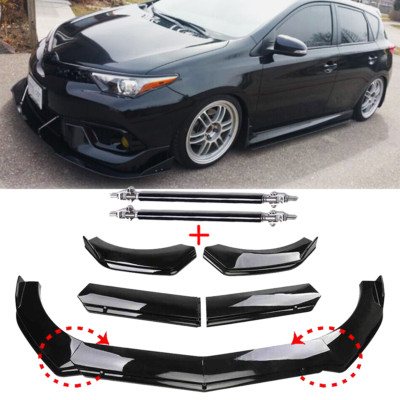 Front Bumper Lip Chin Splitter Spoiler Strut Rod For Scion iM iA iQ ...