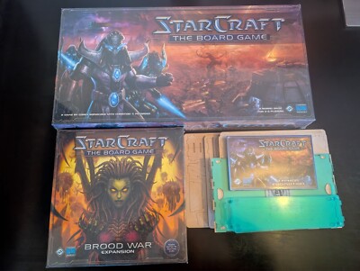 Starcraft Board Game + Brood War Expansion + Typhon Promo + Insert ...