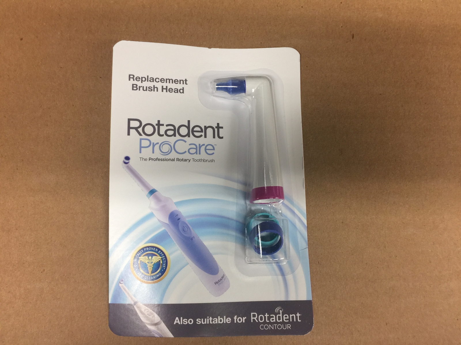 1 ROTADENT CONTOUR - PROCARE BRUSH HEAD LONG ELONGATED POINTY ROTA DENT ...