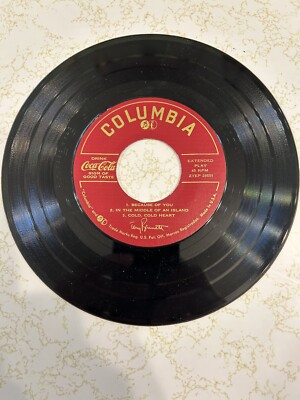 Columbia Coca cola Coke Advertising Tony Bennett EP 45 record | eBay