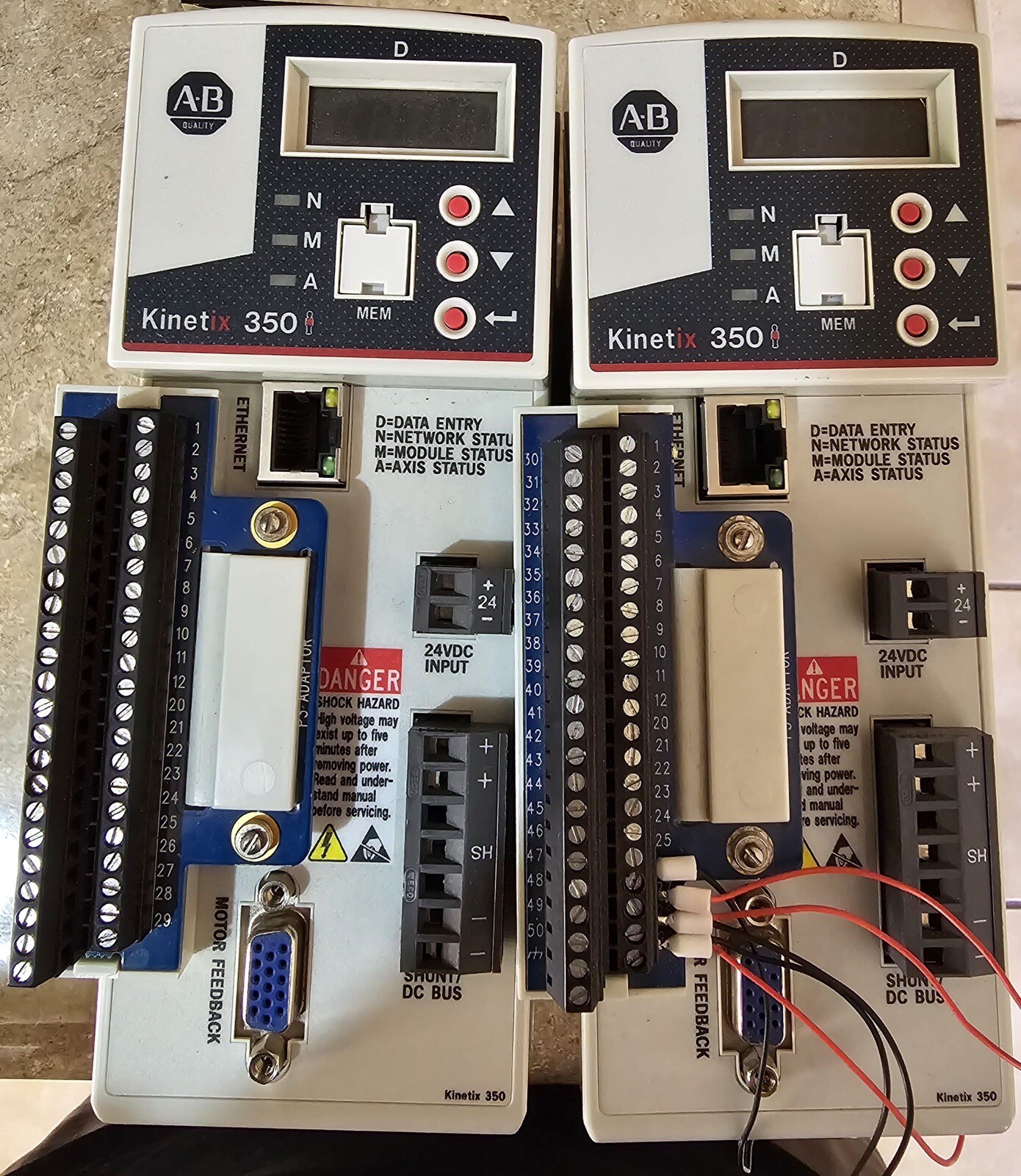 Allen Bradley 2097-V33PR3-LM Ser A Kinetix 350 Servo Drive Used | eBay