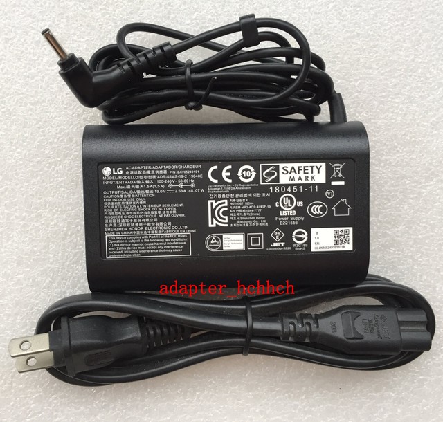 Genuine LG Gram Laptop Charger AC Adapter Power Supply Ads-48ms-19-2 ...