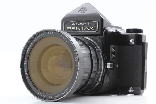 [Exc+5] Pentax 6x7 67 Eye Level Film Camera SMC T 55mm f3.5 From JAPAN ...