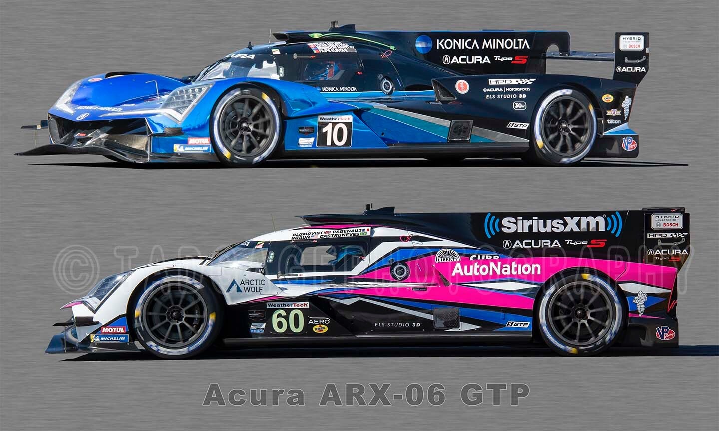 Acura ARX-06 IMSA GTP Hybrid Prototype Race Car Photo CA2470 | eBay