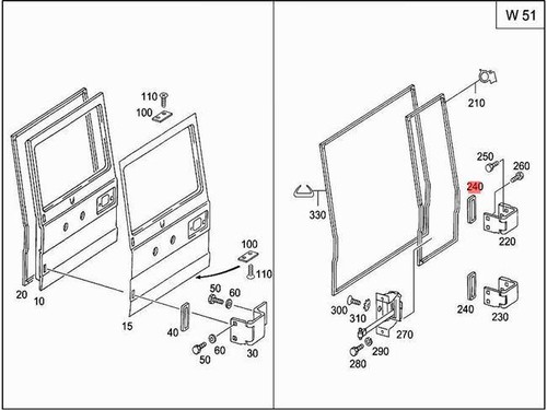 Genuine Seal MERCEDES W463 SUV 4607430078 | eBay