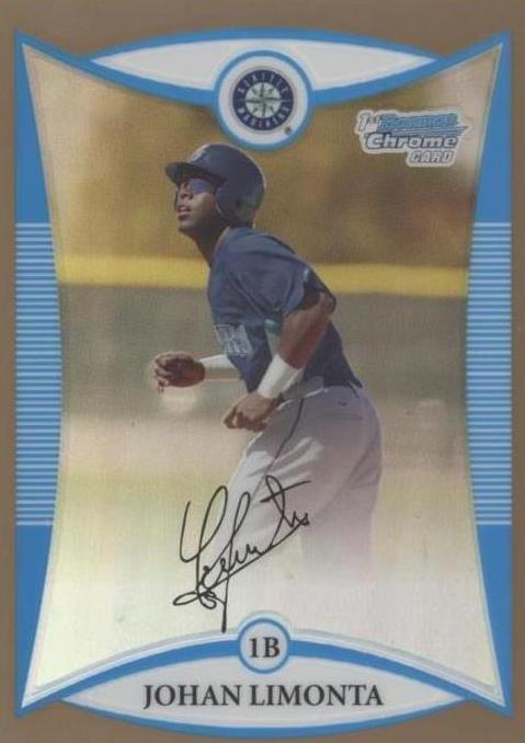2008 Bowman Chrome - Prospects Johan Limonta #BCP237 Gold Refractor /50 ...