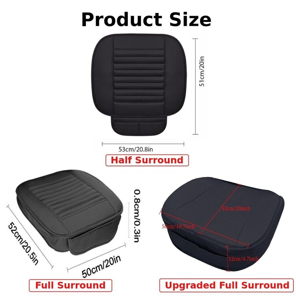 For Audi Car Front Seat Cover PU Leather Half / Full Surround Chair ...