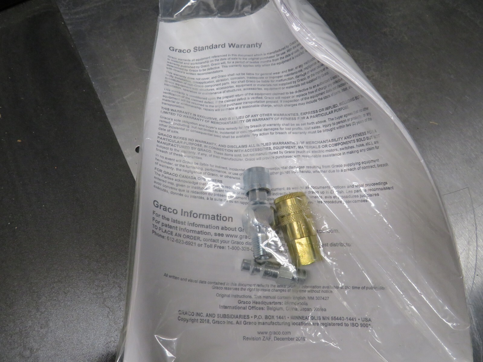 Graco 226940 Pneumatic Air Fast Flo Barbell Pump - Stainless Steel for ...