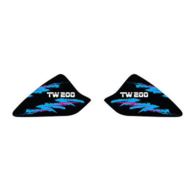 TW200 Tank Graphics 1987-2023 90s retro black bg Free Shipping!! | eBay