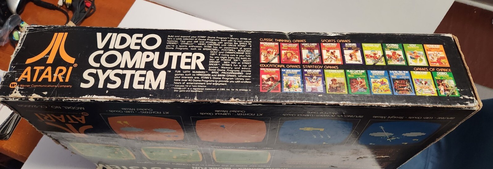 Atari CX-2600A Console Video Computer System Original Box ONLY | eBay