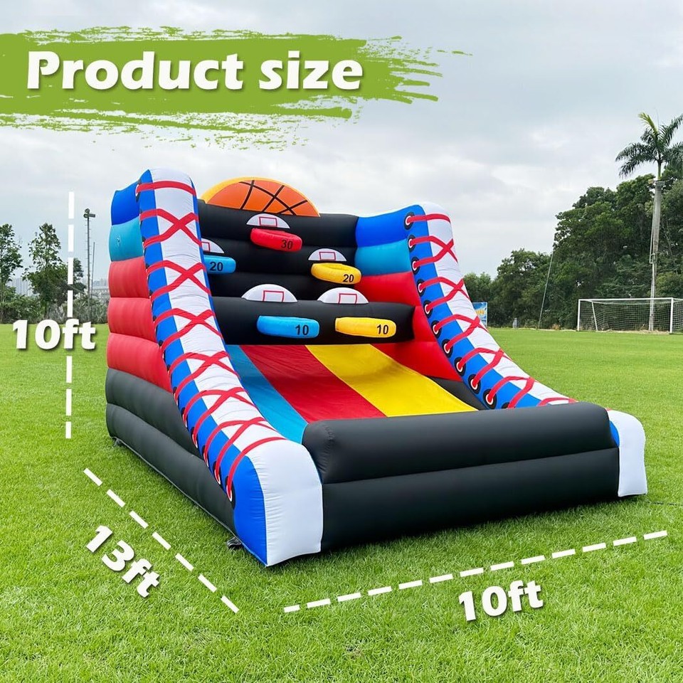 Inflatable Basketball Hoop Shot Inflatable Party Basketball Game For ...