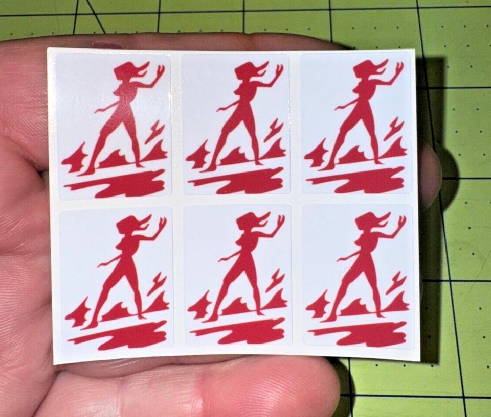 Gottlieb 1976 “Surf Champ” Pinball Machine Vinyl Drop Target Stickers ...