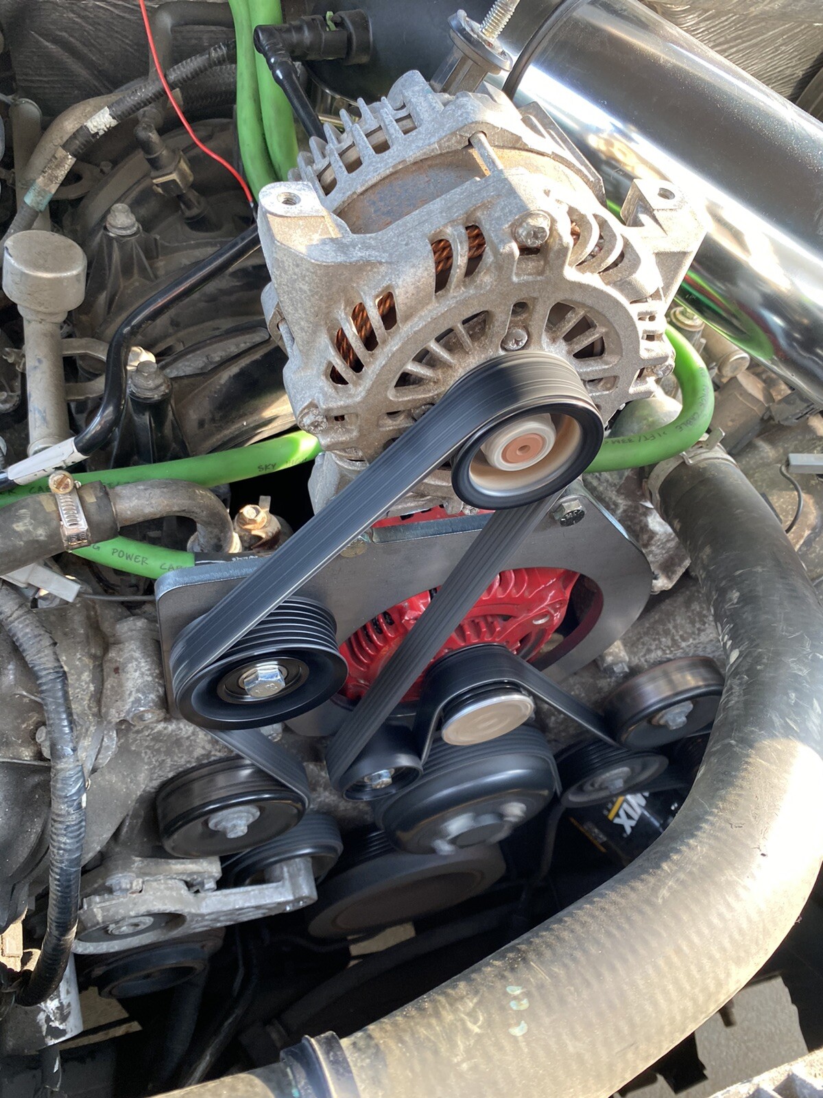 Dual Ford alternator bracket 4.6 and 5.4 mods required read description ...