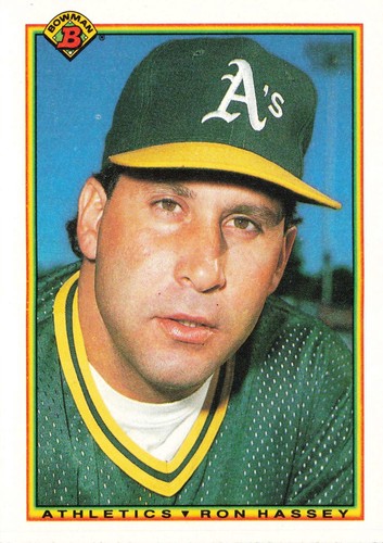 Ron Hassey 1990 Bowman #464 Oakland Athletics | eBay