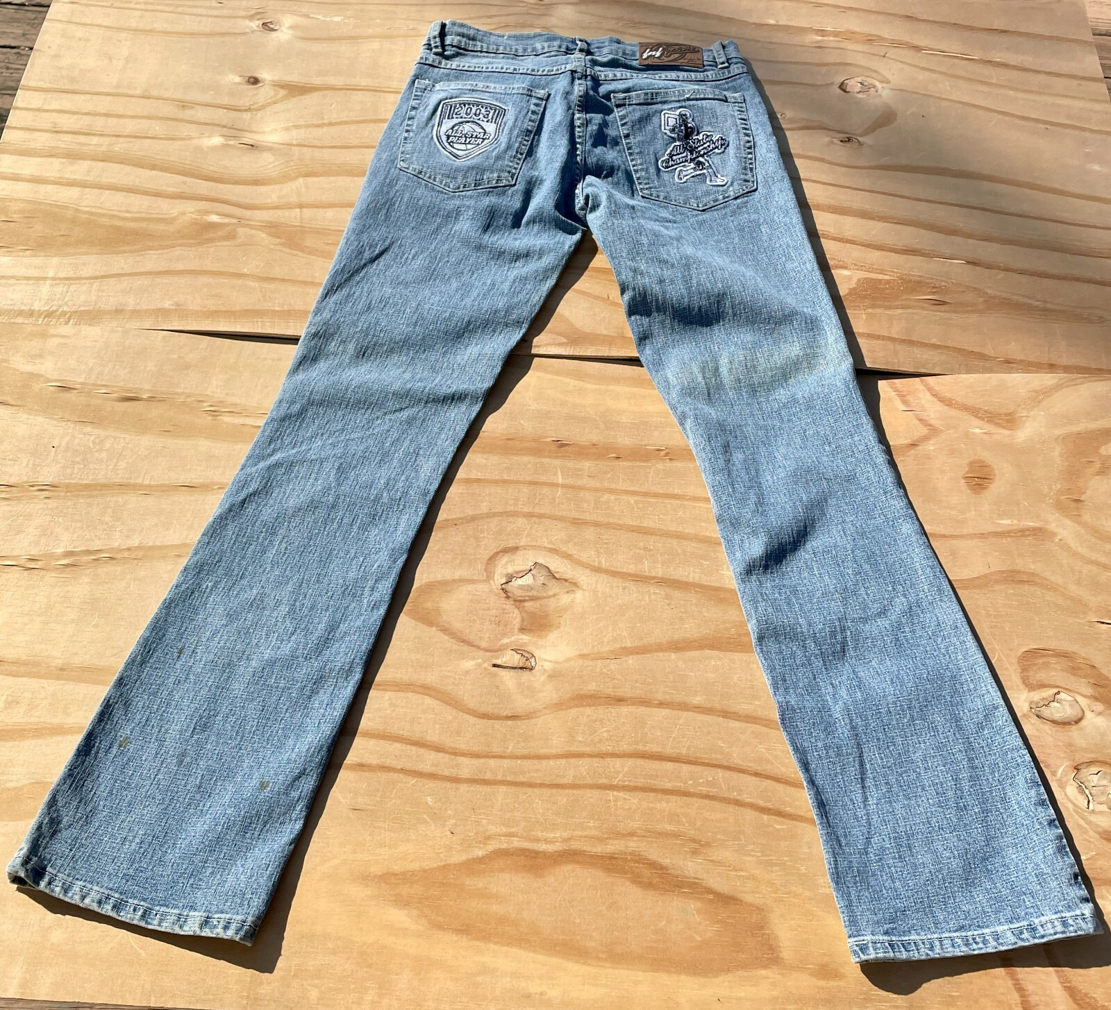 Vintage FNF Jeans NBA All-State Championship Logo Pat… - Gem