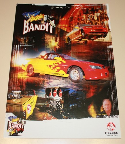 Aussie Bandit Racing Stunt Poster Holden | eBay