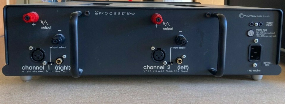 Proceed BPA 2 Power Amplifier - 125 w/ch rms @ 8Ω | eBay
