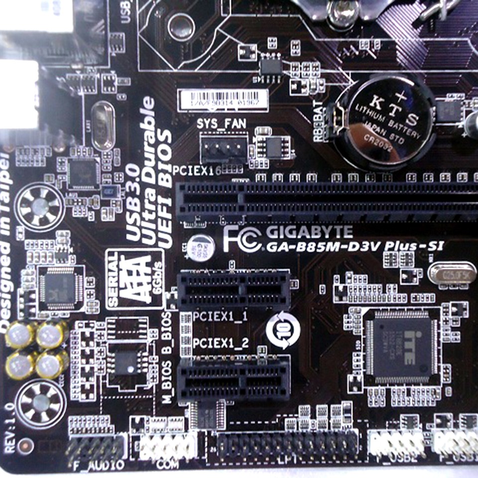 Gigabyte GA-B85M-D3V Plus for Intel Socket LGA 1150 Micro ATX ...