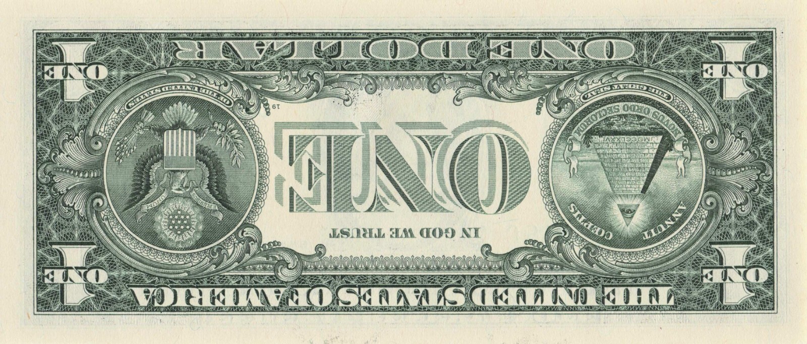 radar trinary fancy serial number 5s 6s 7s $1 bill C run J district ...