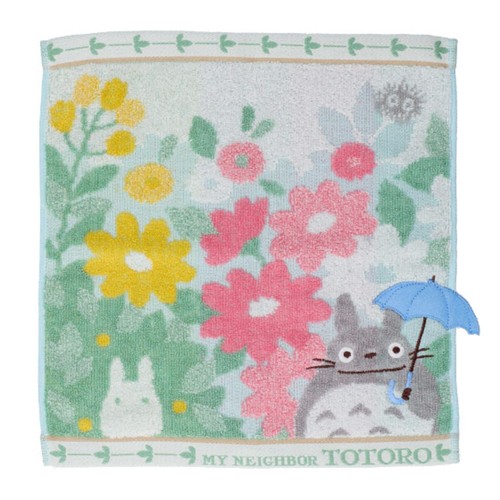My Neighbor Totoro Hand Towel Flower Scenery W34×H36cm Studio Ghibli ...