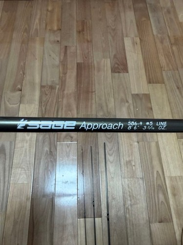 SAGE Approach 586-4 #5 8'6" Fly Rod Fishing | eBay