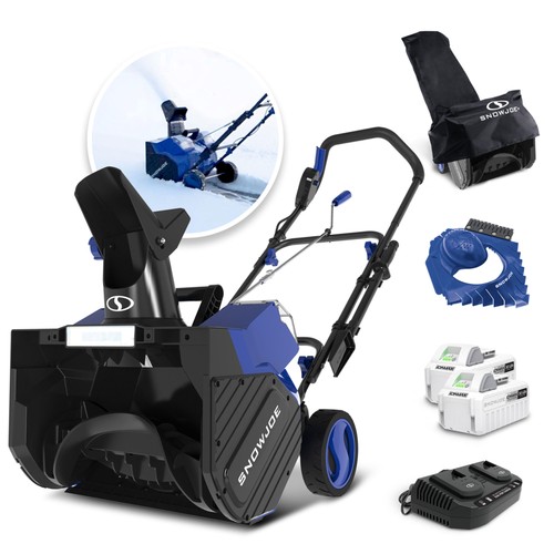 Snow Joe Snow Blower IONMAX, Cordless Electric Kit w/ LED Light, 24V-X2 ...