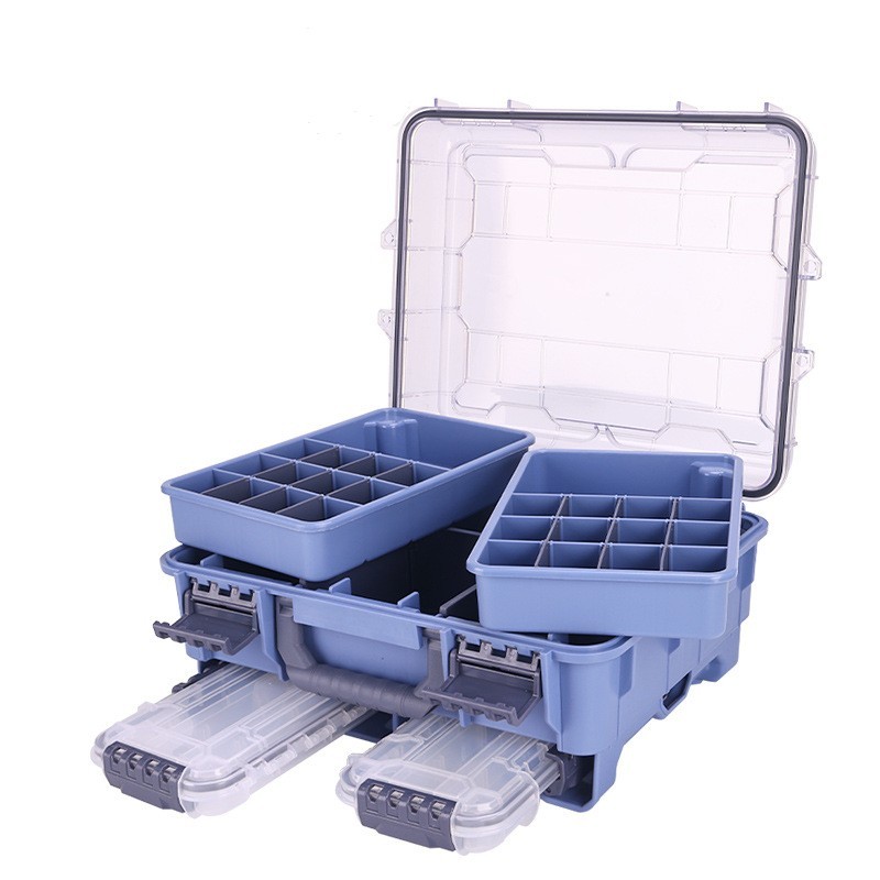 Easy Access Fishing Tackle Box with Customizable Layout Using Removable ...