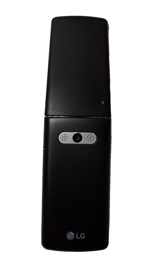 LG X100 Black Smart Folder Unlocked 4G Android Flip 16GB microSD 3.3in ...